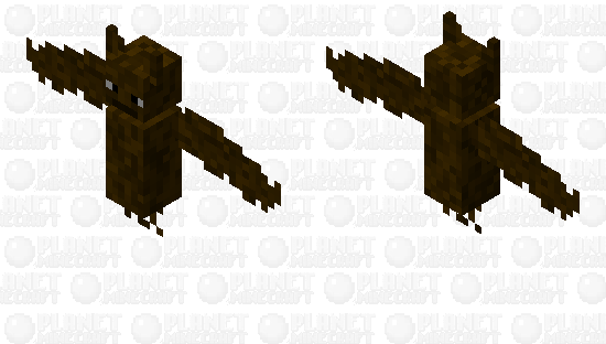 Detailed Bat Minecraft Mob Skin