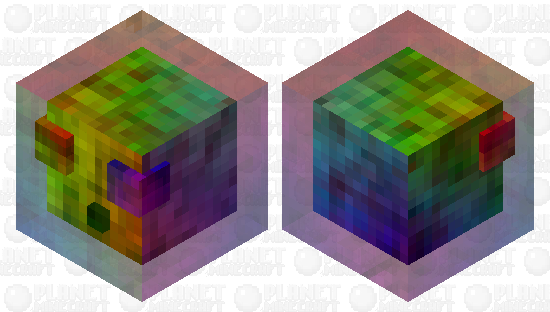 rainbow slime Minecraft Mob Skin