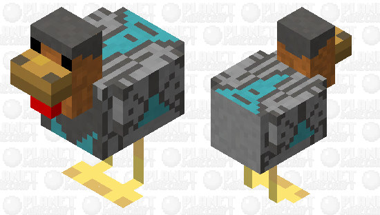 soul armored chicken Minecraft Mob Skin
