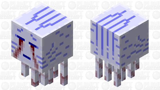 "Evil Minecraft: Ghast" by Xaphobia/PokeAddicted (ORIGINAL SKIN ...