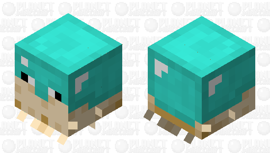 Diamond Puffer Minecraft Mob Skin