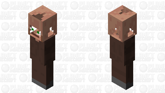 Cursed Villager Minecraft Mob Skin