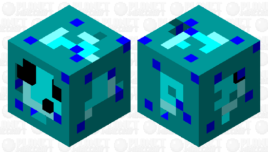 blue hard bodied slime Minecraft Mob Skin