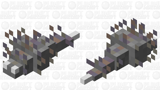 Inverted Silverfish Minecraft Mob Skin