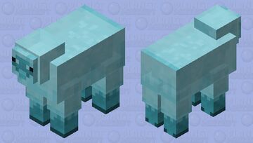 Blue Sheep Minecraft