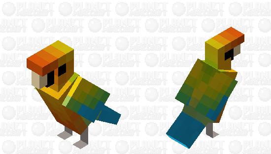 Camelot Macaw Minecraft Mob Skin