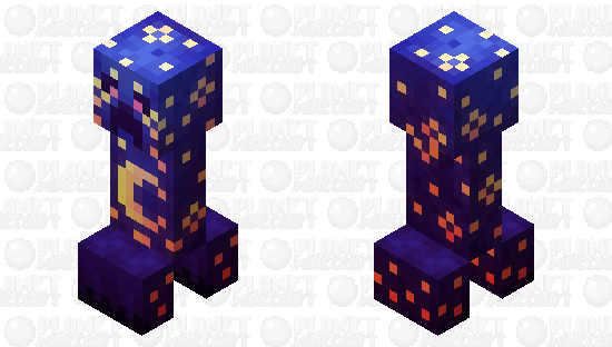 Nightshade Creeper Minecraft Mob Skin