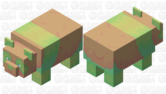 Avocado Peach {Pastel HD} Minecraft Mob Skin