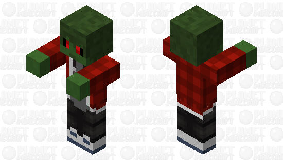MPHK Zombie Minecraft Mob Skin