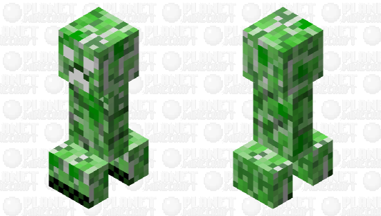 Herobrin Creeper Minecraft Mob Skin