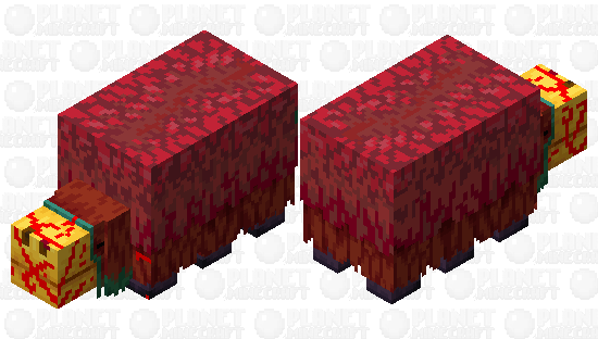 Blood sniffer Minecraft Mob Skin