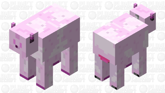 Strawberry Cow Minecraft Mob Skin