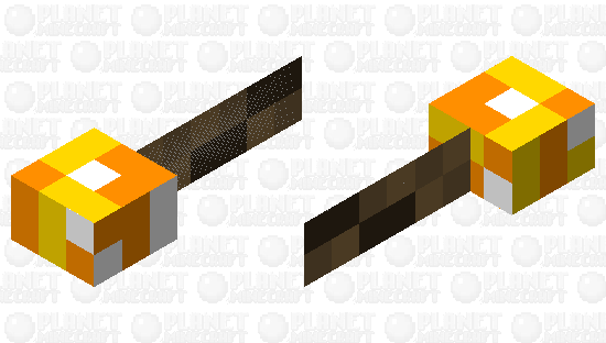 a living torch Minecraft Mob Skin