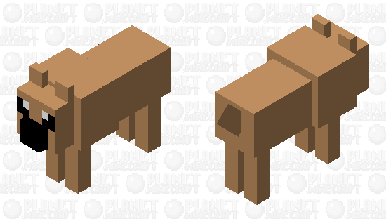 Pug Minecraft Mob Skin