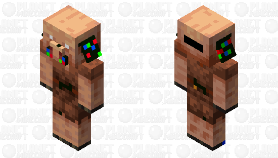 The pibby Piglin Minecraft Mob Skin