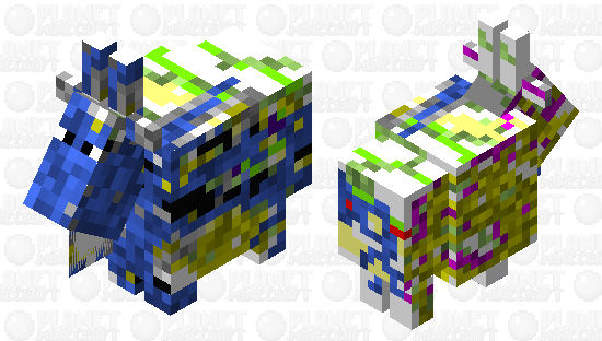 rock and roll goat Minecraft Mob Skin