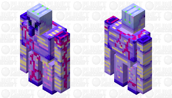 Illager Techno Golem Minecraft Mob Skin