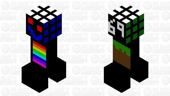 goofy ahh creeper Minecraft Mob Skin