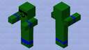 Double sided Banner Minecraft Mob Skin