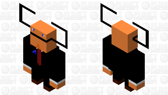 Big Boss mustache Minecraft Mob Skin