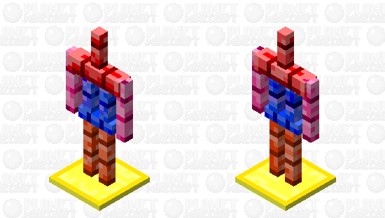 Coral Wood Armor Stand Minecraft Mob Skin