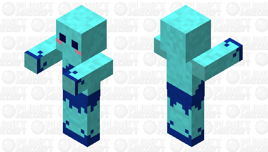 Cute Drowned Minecraft Mob Skin