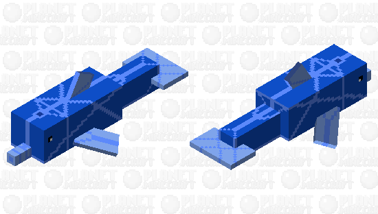 Revamped dolphin Minecraft Mob Skin