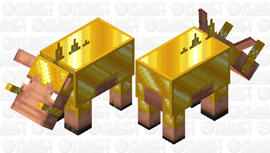 Armored hoglin Minecraft Mob Skin