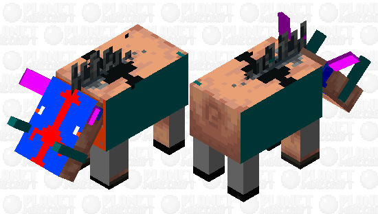 Capitan hoglin Minecraft Mob Skin