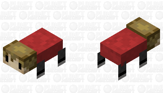 Grian axolotl Minecraft Mob Skin