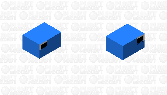 blue lookie Minecraft Mob Skin