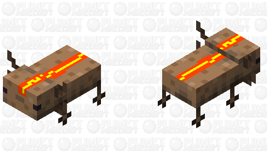 hot dog-alotl Minecraft Mob Skin