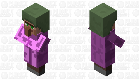 cherry blossom villager Minecraft Mob Skin