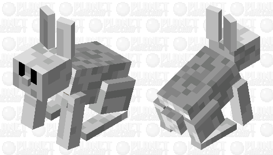 Rabbit on winter Minecraft Mob Skin