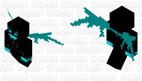 Glowing Vex Minecraft Mob Skin