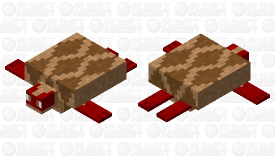 Red King Turdle Minecraft Mob Skin