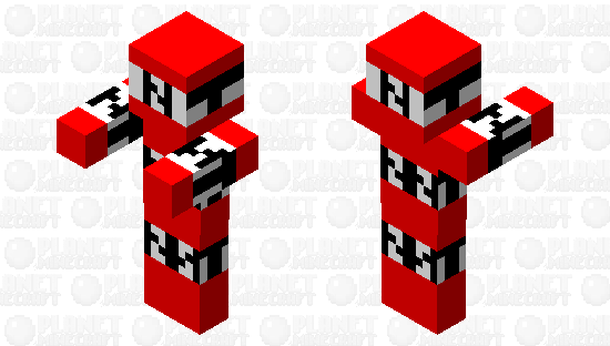 TNT zombie Minecraft Mob Skin