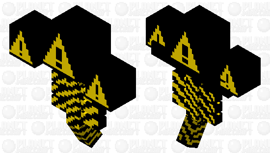 caution Minecraft Mob Skin