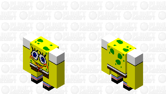 SpongeBob WardenPants Minecraft Mob Skin