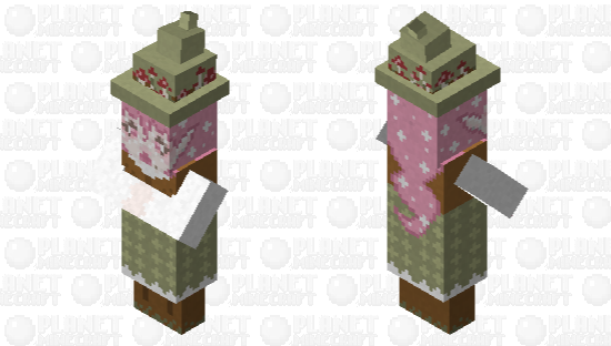 Cottagecore/ Fairy grunge Witch Minecraft Mob Skin