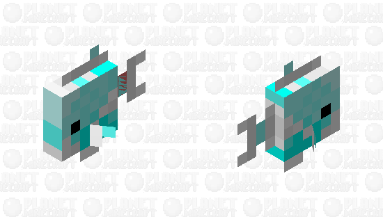 |=|Blue tropical fish|=| Minecraft Mob Skin