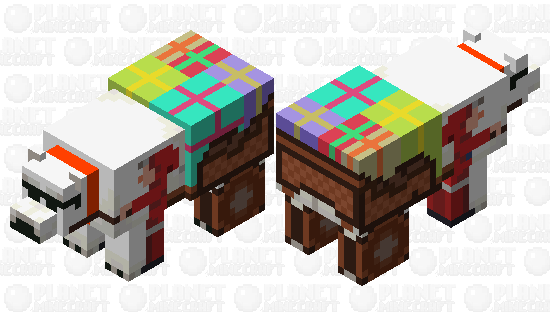 Santa Bear Minecraft Mob Skin