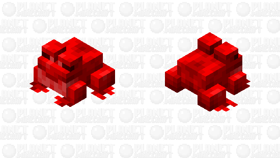 red tropical frog Minecraft Mob Skin