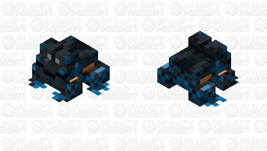 Frog skin variant, Blue dart frog with orange spots "Ameerega cf ...