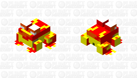 lava frog Minecraft Mob Skin