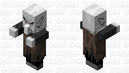 Nosferatu Zombie Villager Minecraft Mob Skin