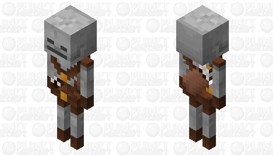 Simple Archer skeleton Minecraft Mob Skin