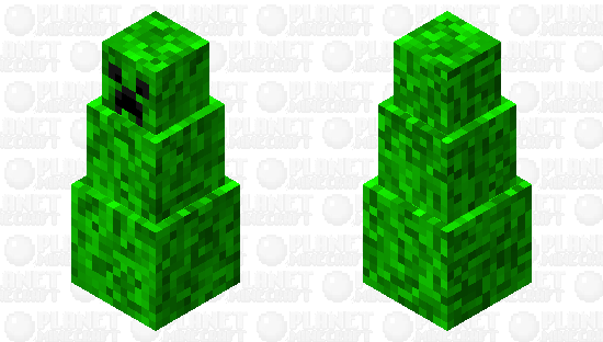 creeper snow man Minecraft Mob Skin