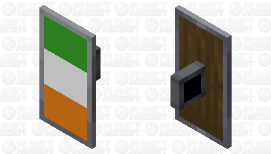 Country Flag Shields #7 (ireland) Minecraft Mob Skin