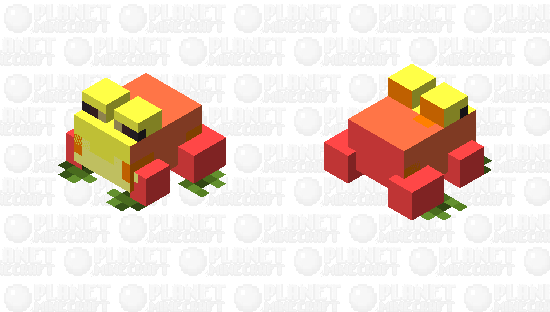Flame frog Minecraft Mob Skin